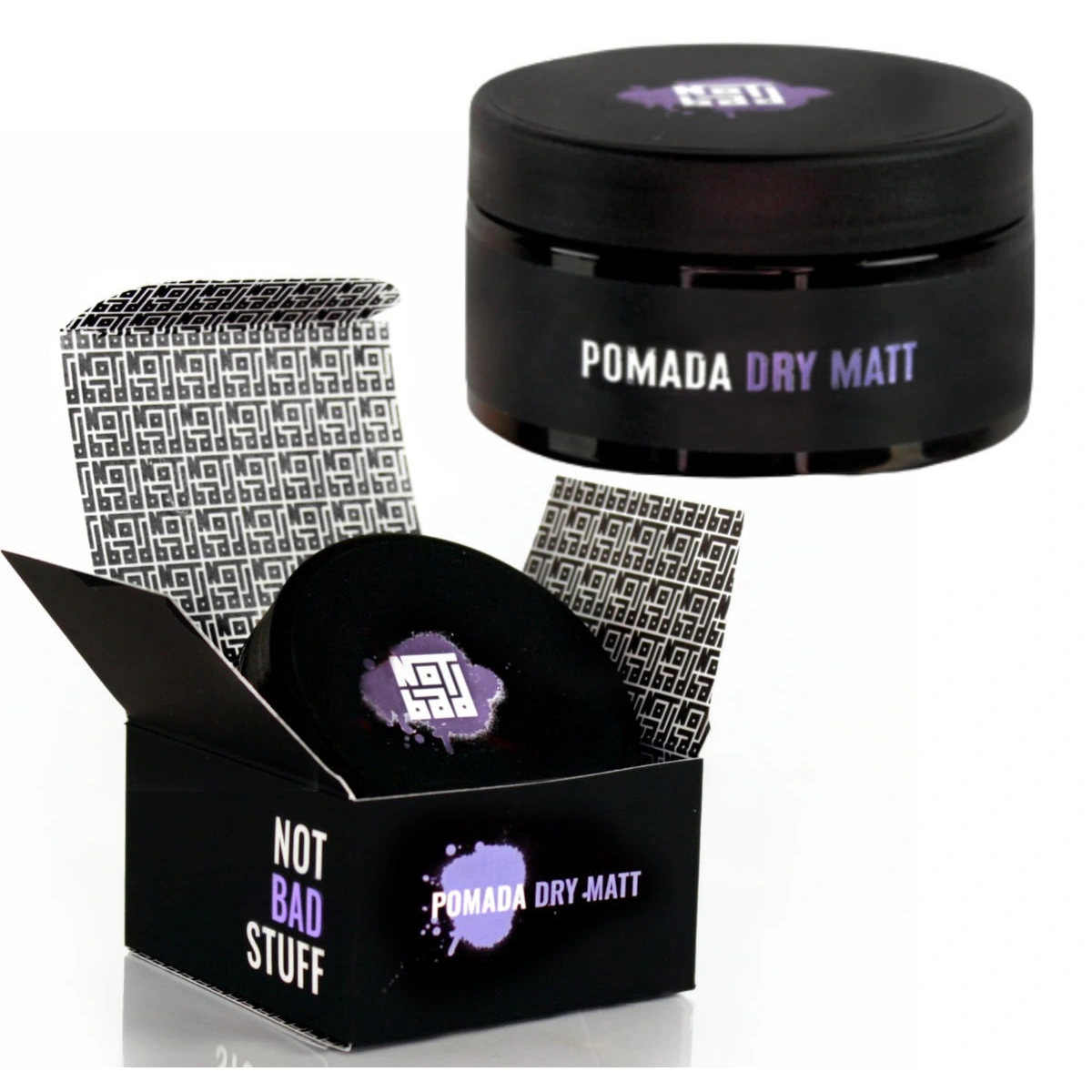 NOT BAD - Mocna Matowa Pomada Do Włosów Dry Matt Pomade 100ml - PONIKS